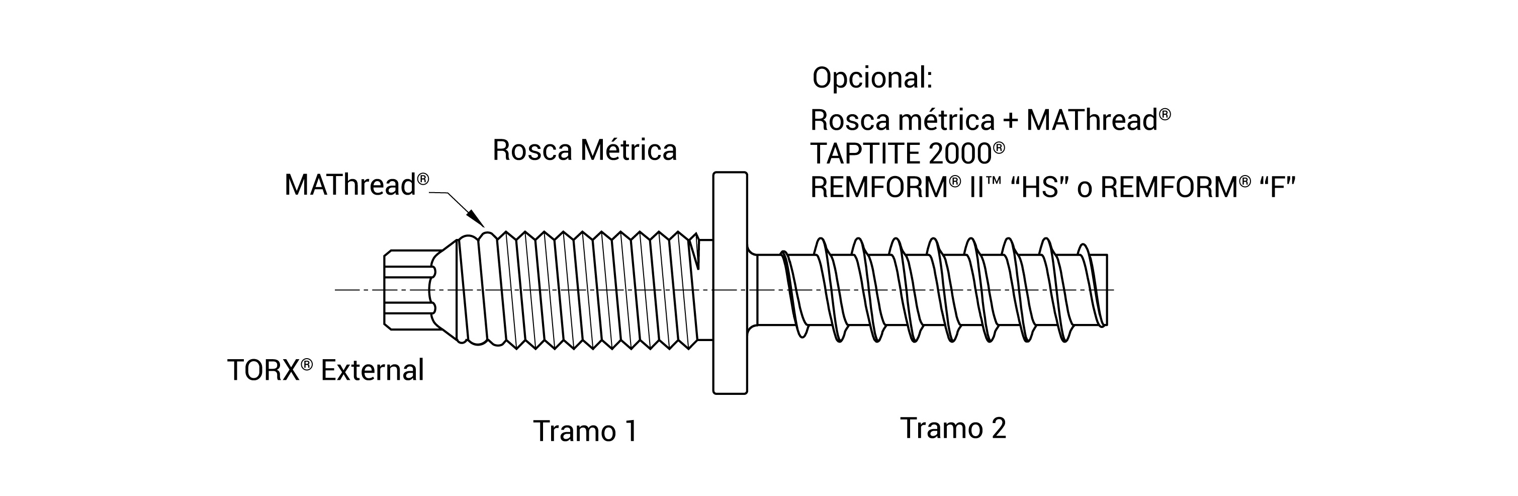Espárragos doble rosca - CELO